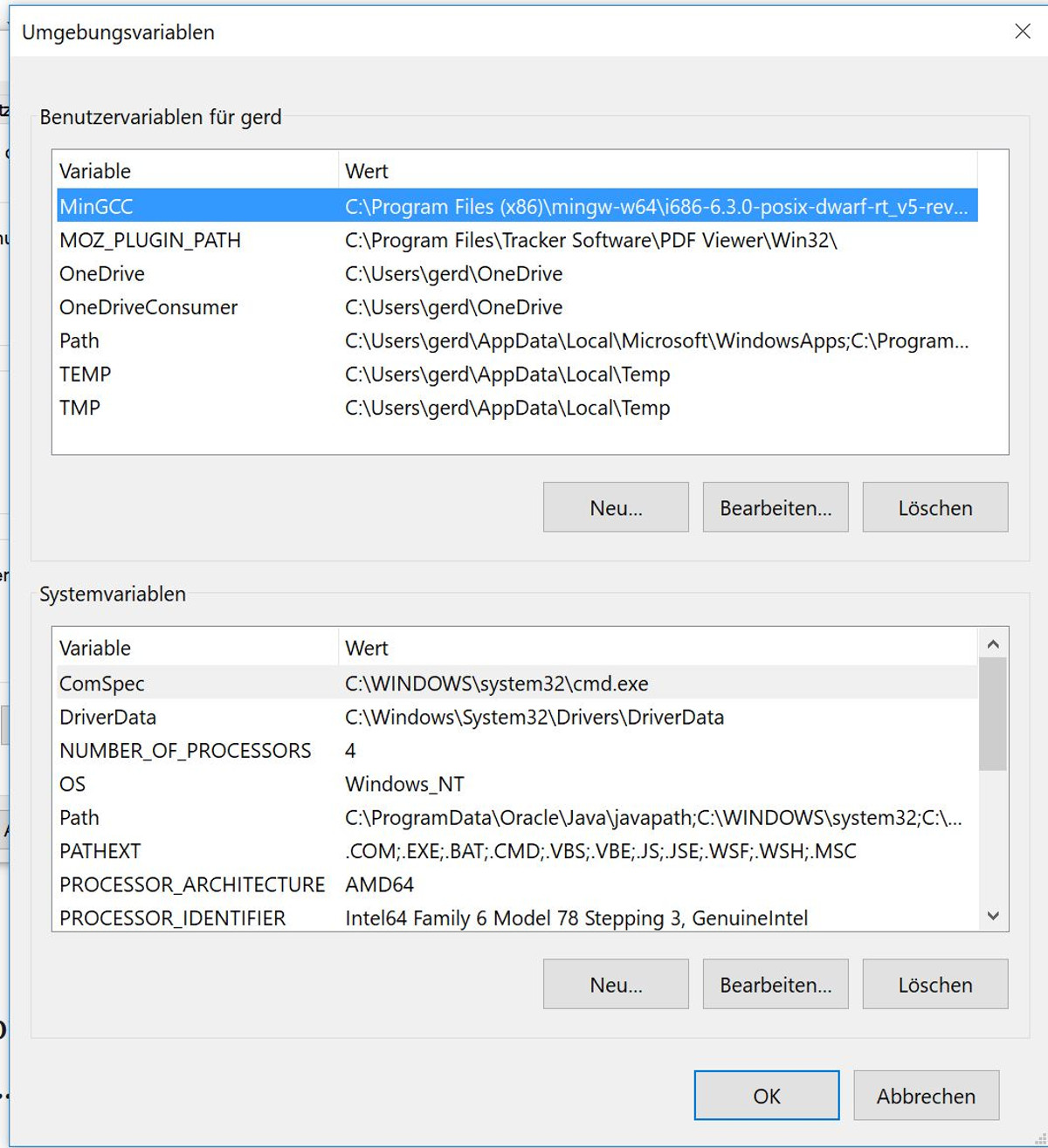 win10 environment variables | uffmm