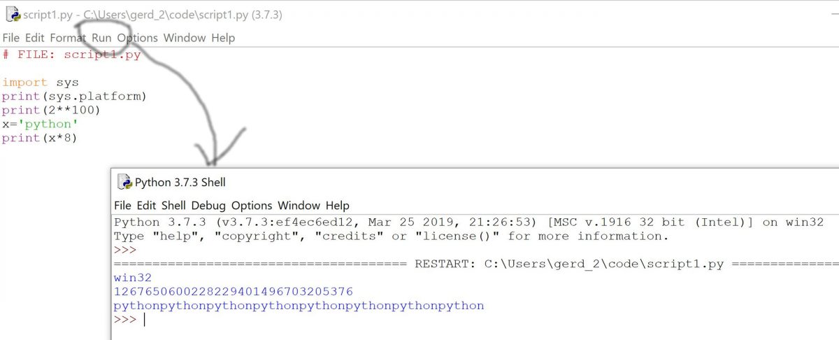 STARTING WITH PYTHON3 – The very beginning – part 2 | uffmm